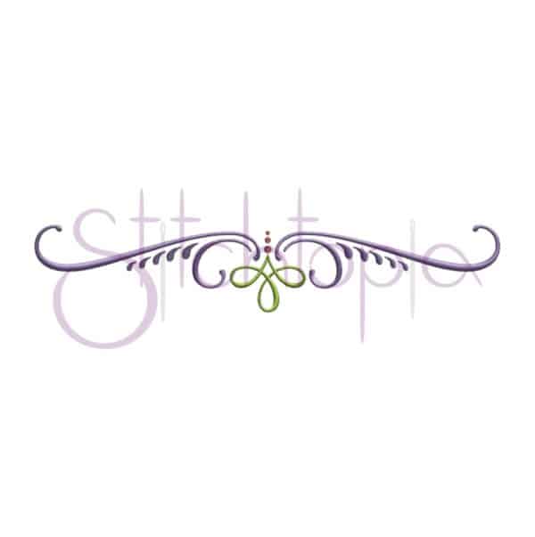 Monogram Accent - Engraved Bracket - Stitchtopia