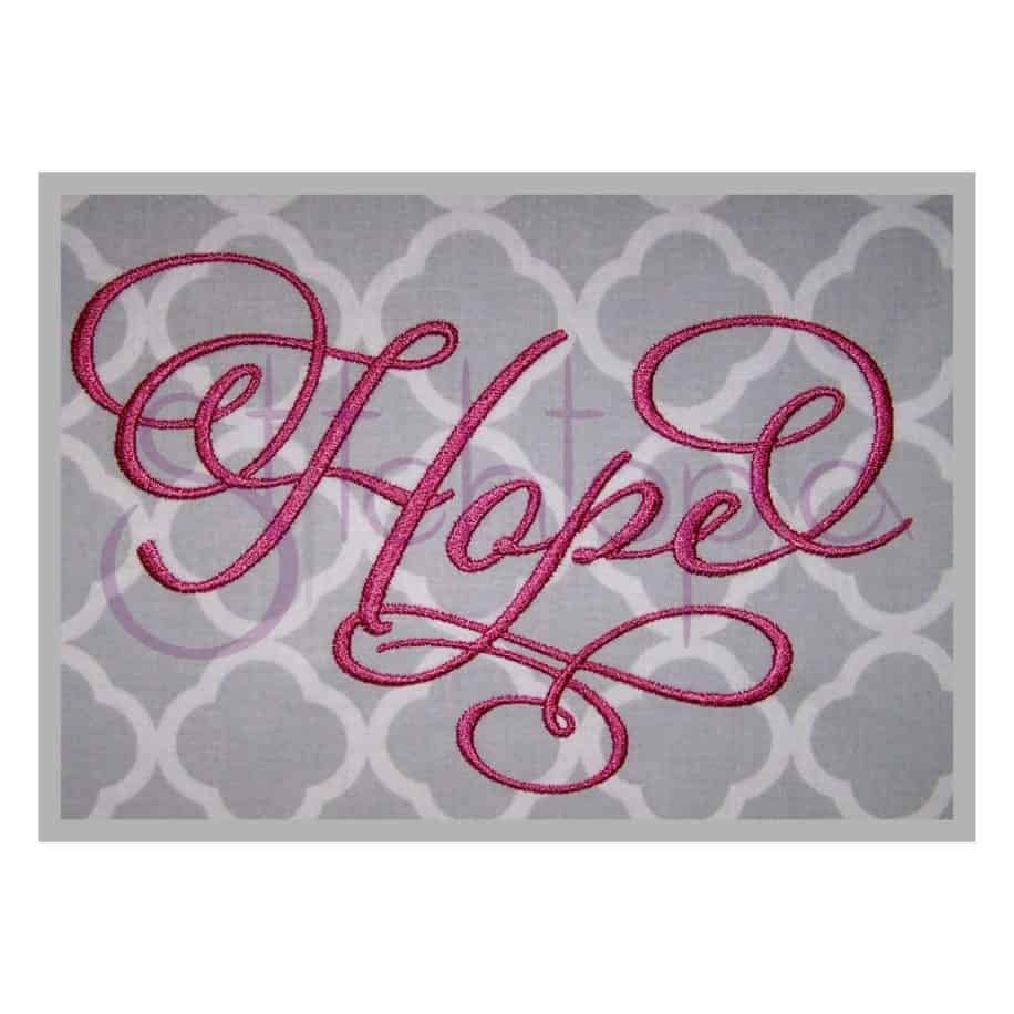 Hope Numbers Set - 6 sizes - Stitchtopia