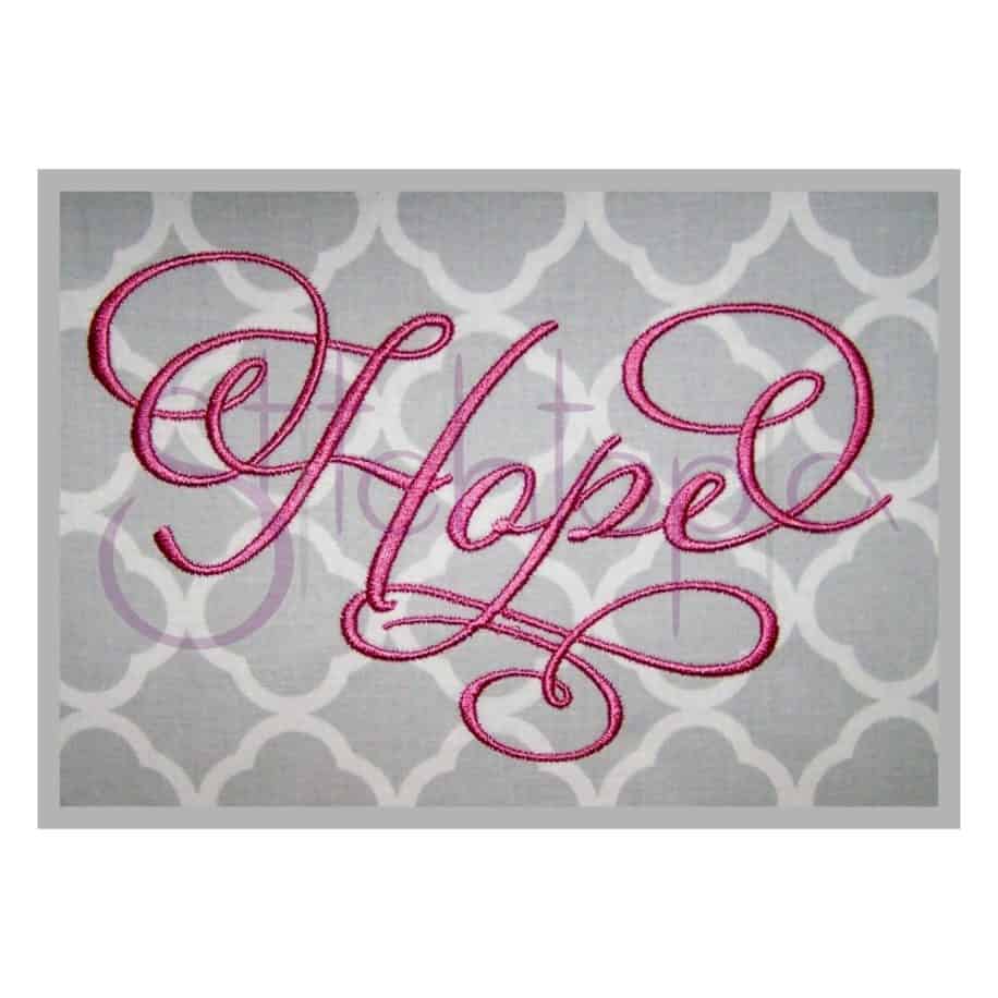 Hope Numbers Set - 6 sizes - Stitchtopia