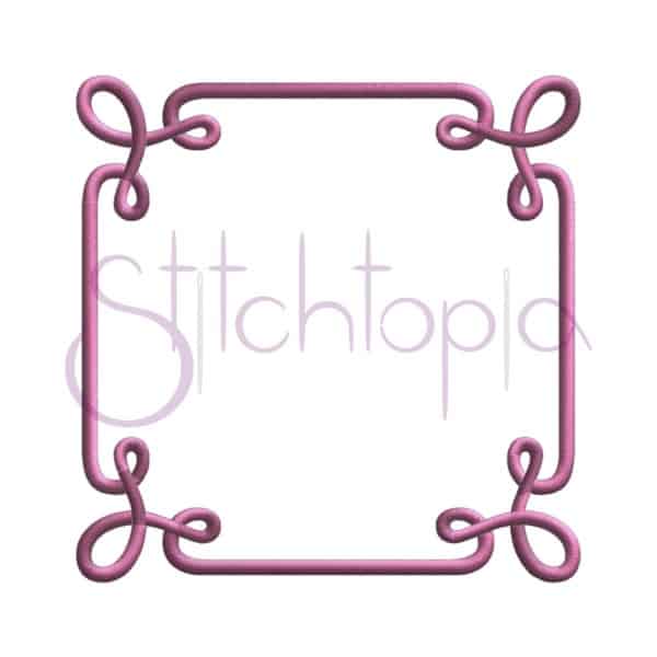 Loopy Applique Frame - Stitchtopia