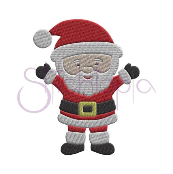 Christmas Santa Embroidery Design - Stitchtopia