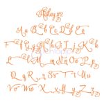 Hailey Embroidery Font Bundle 1-4 & 10 Accents Small - Stitchtopia
