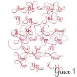 Grace Embroidery Font Bundle #1-6 - 1" 1.5" 2" 2.5" 3" 4" - Stitchtopia