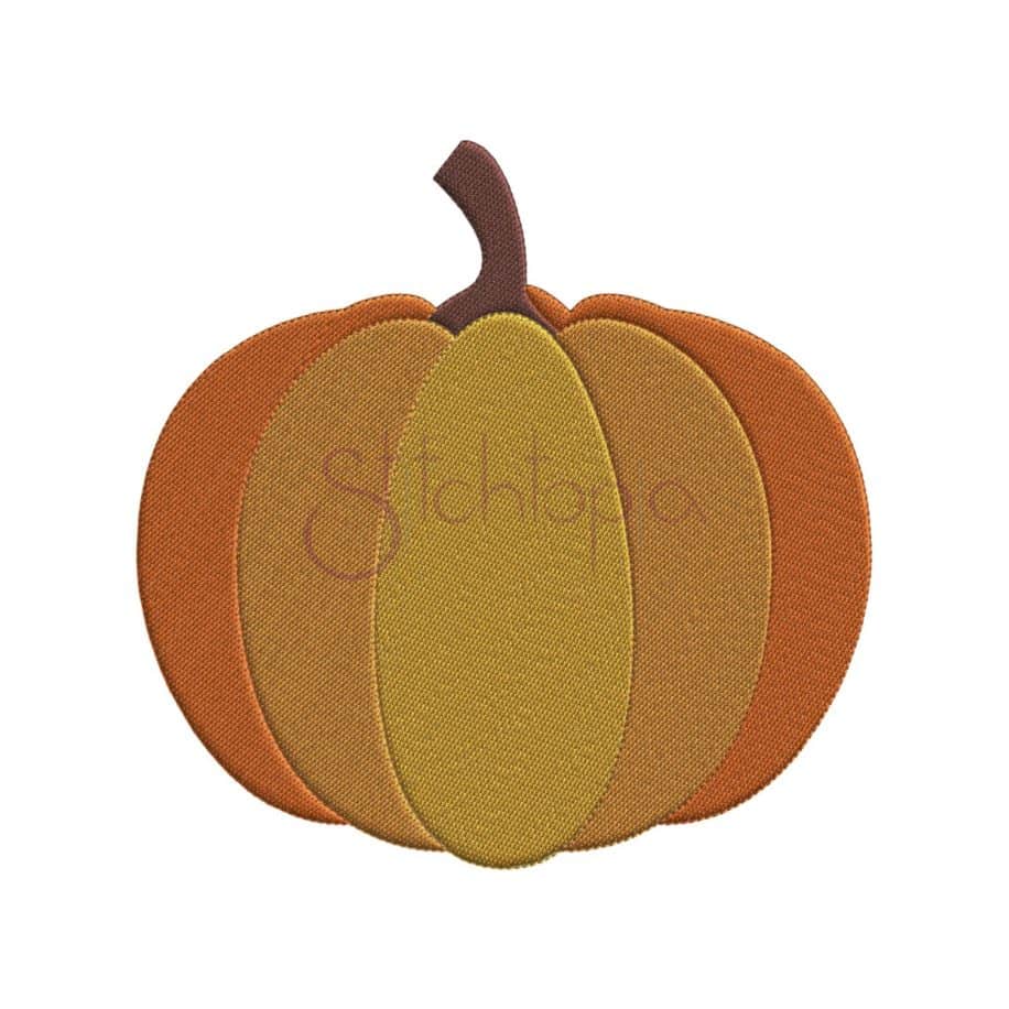 Pumpkin Embroidery Design - Stitchtopia