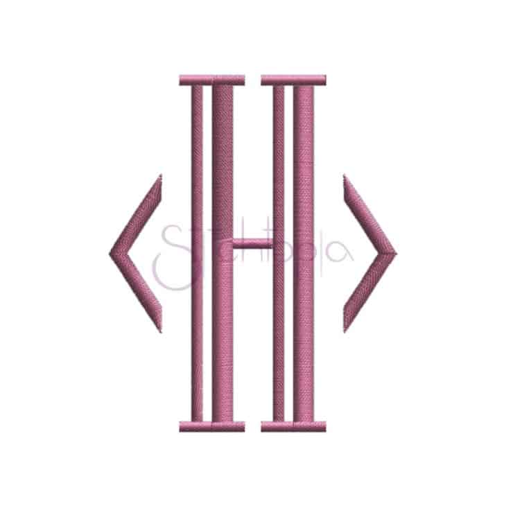 Monogram Accent - Swirly - Stitchtopia