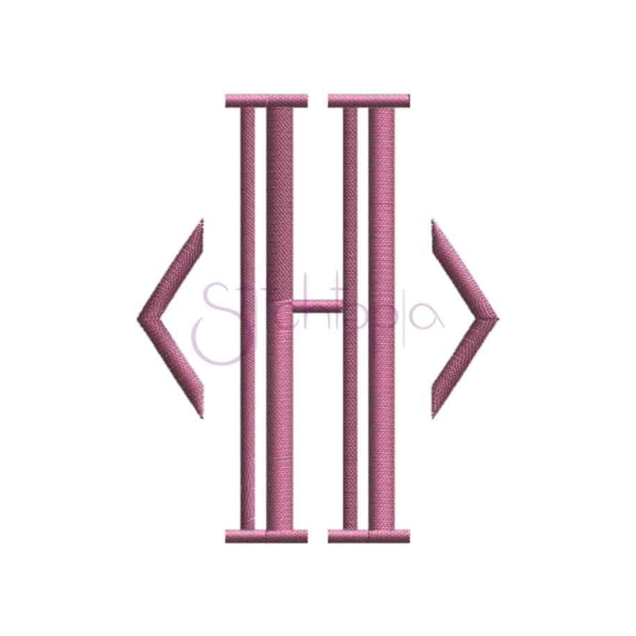 Monogram Accent - Engraved Bracket - Stitchtopia