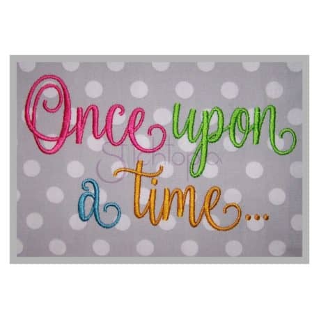 Once Upon a Time Embroidery Font digital download | Stitchtopia