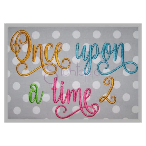 Once Upon a Time princess embroidery font | Stitchtopia