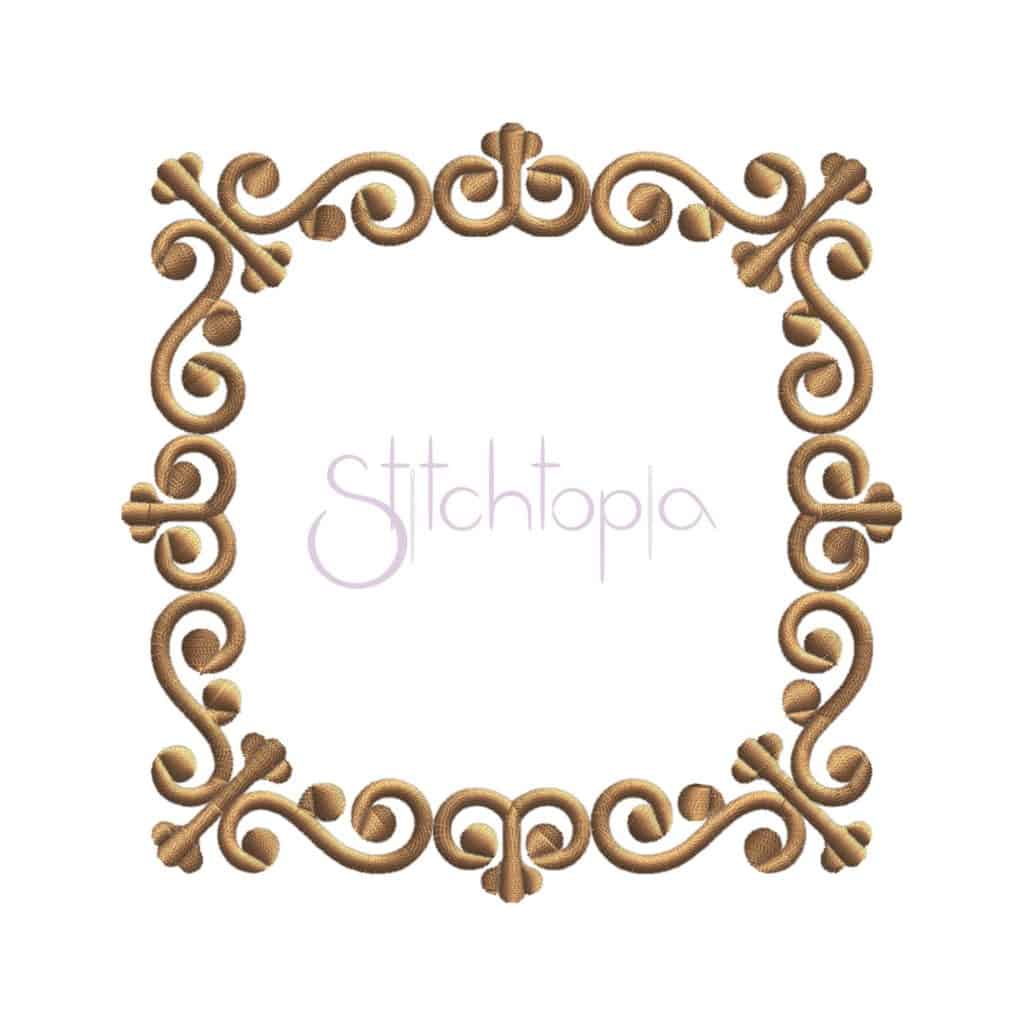 Victorian Square Embroidery Frame #1 - Stitchtopia