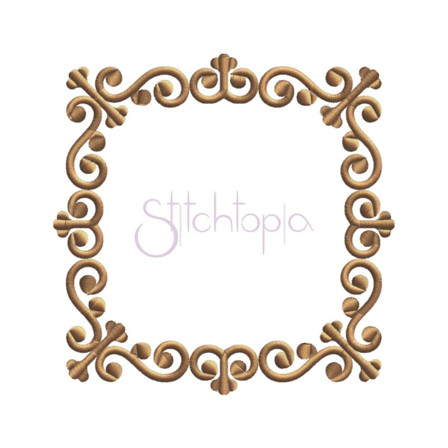 Victorian Square Embroidery Frame #1 - Stitchtopia