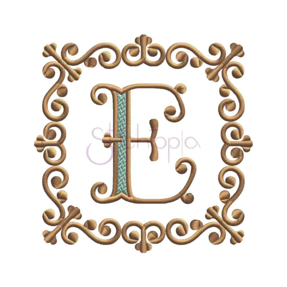 Victorian embroidery monogram machine embroidery alphabet | Stitchtopia
