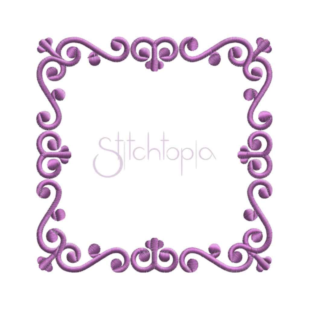 Victorian Square Embroidery Frame #2 - Stitchtopia