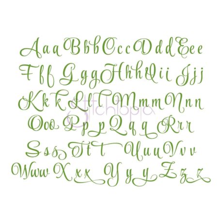 Mayah Embroidery Font Bundle #1-3 - .5" 1" 1.5" 2" 2.5" 3" - Stitchtopia