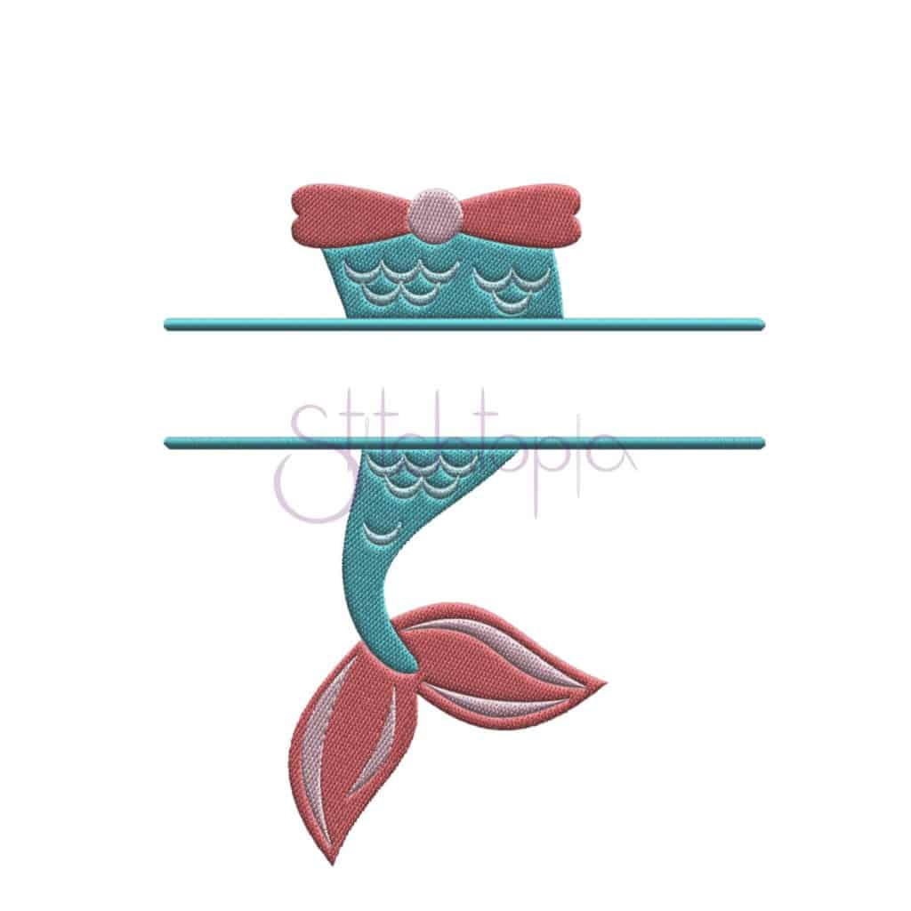 Mermaid Split Embroidery Frame - Stitchtopia