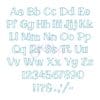 Adele Embroidery Font - 1" 1.5" 2" 2.5" 3" - Stitchtopia