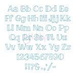 Adele Embroidery Font - 1" 1.5" 2" 2.5" 3" - Stitchtopia