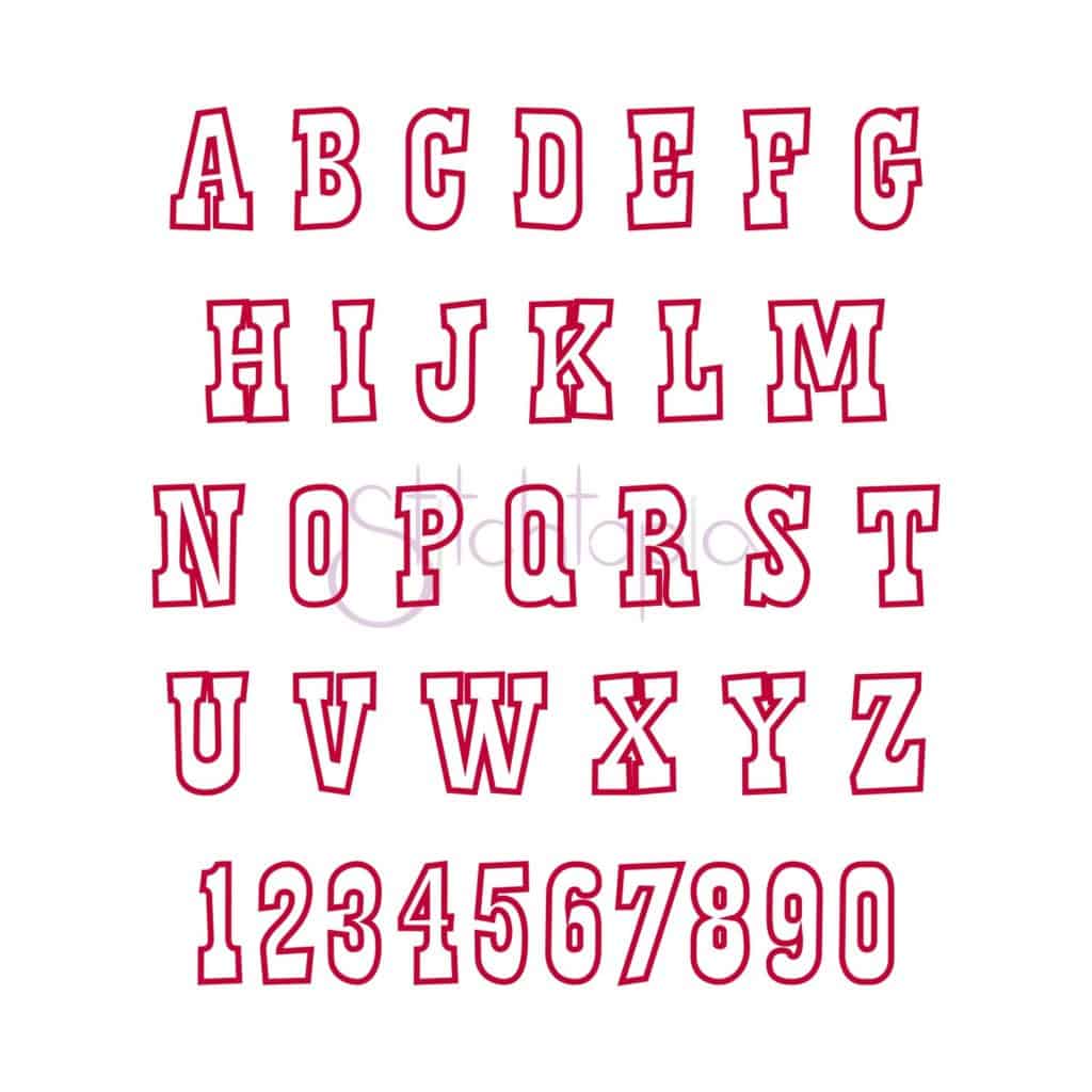 Applique Font Bundle - 10 Fonts - Stitchtopia