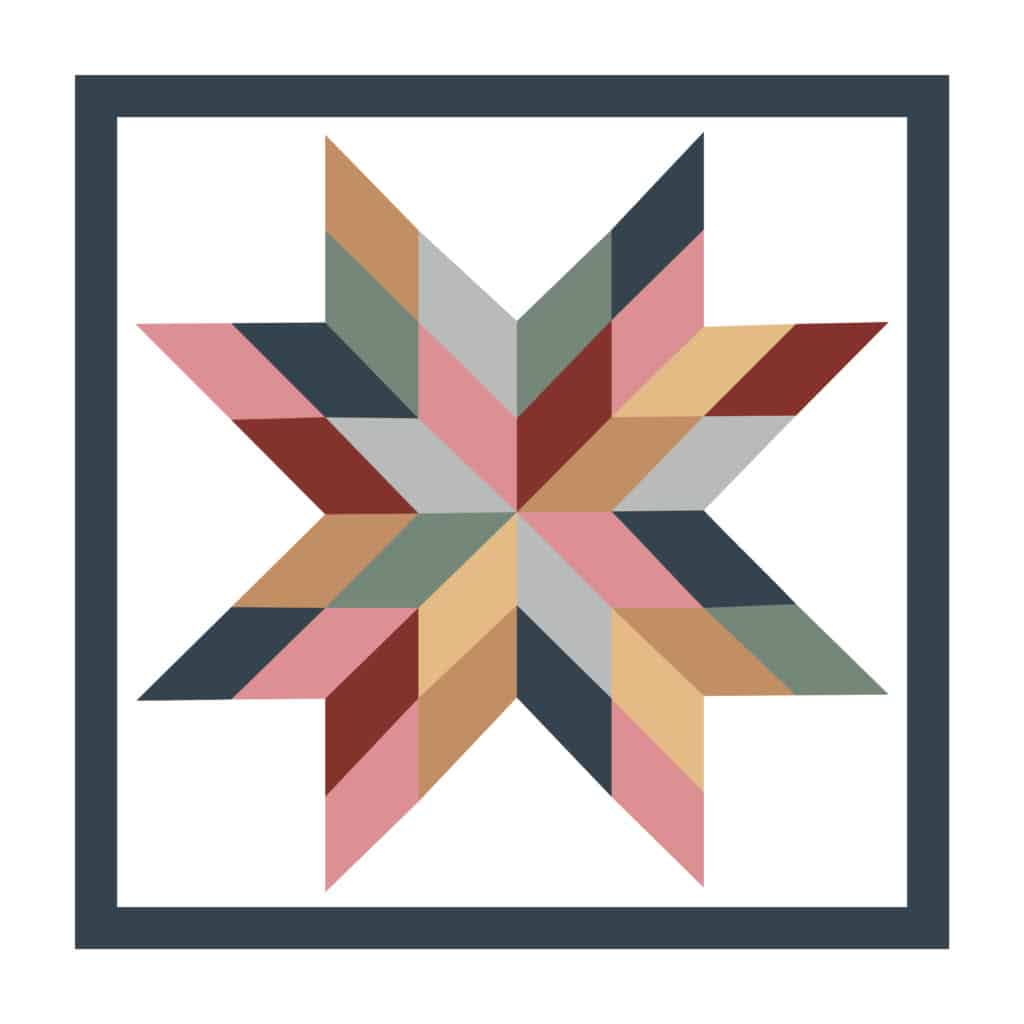 Katie Star Barn Quilt SVG Cut File - Stitchtopia