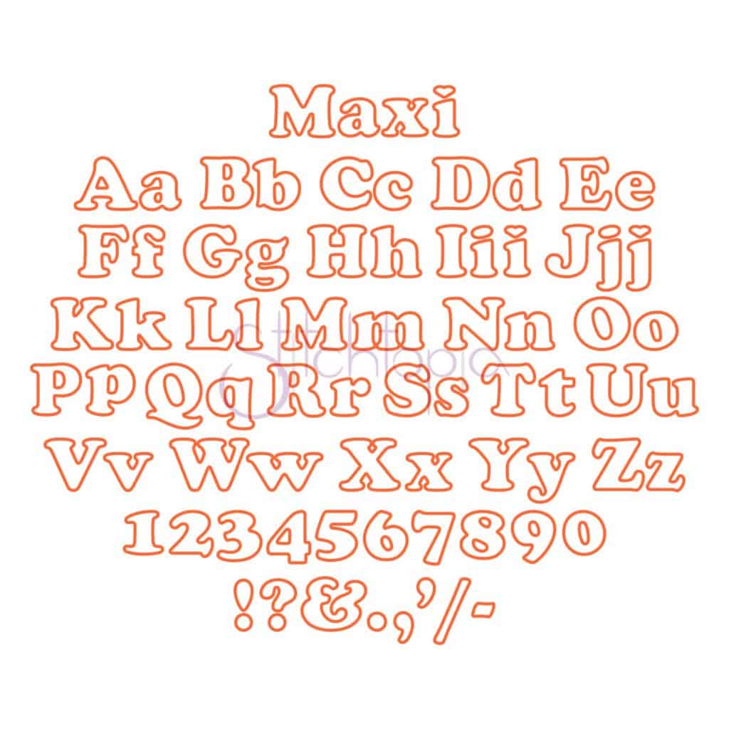 Applique Font Bundle - 10 Fonts - Stitchtopia