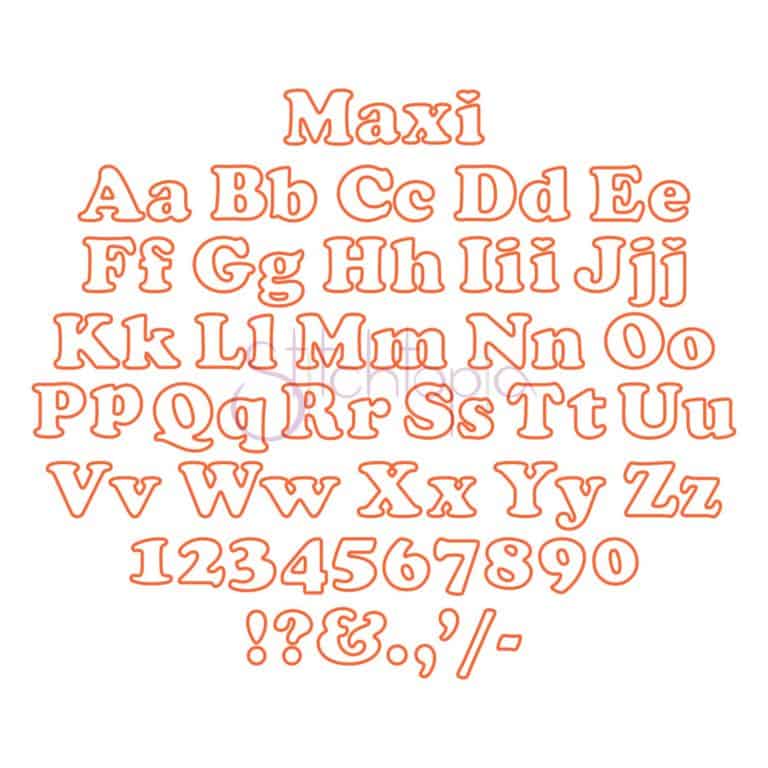 Applique Font Bundle - 10 Fonts - Stitchtopia