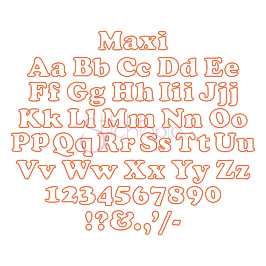 Applique Font Bundle - 10 Fonts - Stitchtopia