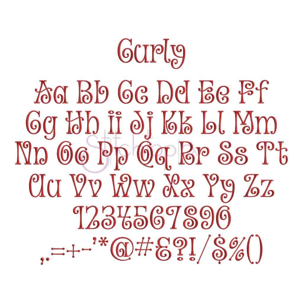 Kid Embroidery Font Bundle - 10 Fonts - Stitchtopia