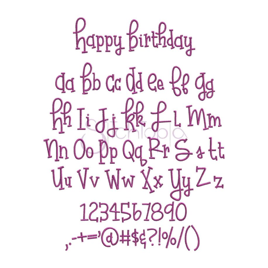 Kid Embroidery Font Bundle - 10 Fonts - Stitchtopia