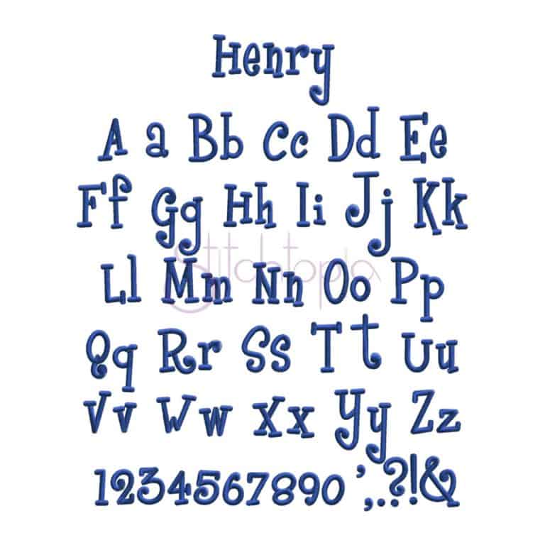 Kid Embroidery Font Bundle - 10 Fonts - Stitchtopia