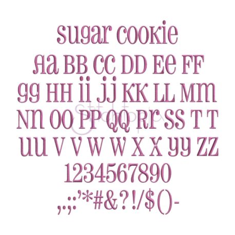 Kid Embroidery Font Bundle - 10 Fonts - Stitchtopia