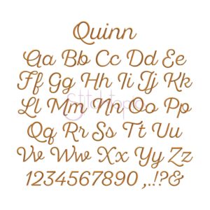 Script Embroidery Font Bundle - 10 Fonts - Stitchtopia