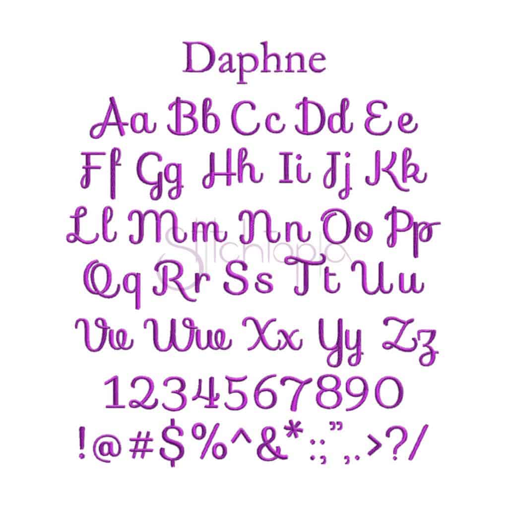 Script Embroidery Font Bundle #2 - 10 Fonts - Stitchtopia