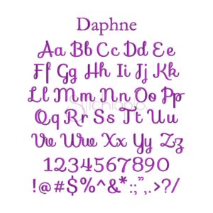 Script Embroidery Font Bundle #2 - 10 Fonts - Stitchtopia