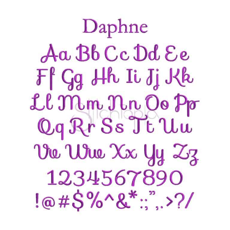 Script Embroidery Font Bundle #2 - 10 Fonts - Stitchtopia