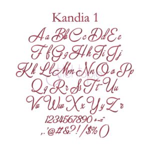 Script Embroidery Font Bundle #2 - 10 Fonts - Stitchtopia