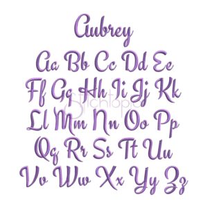 Script Embroidery Font Bundle #4 - 10 Fonts - Stitchtopia