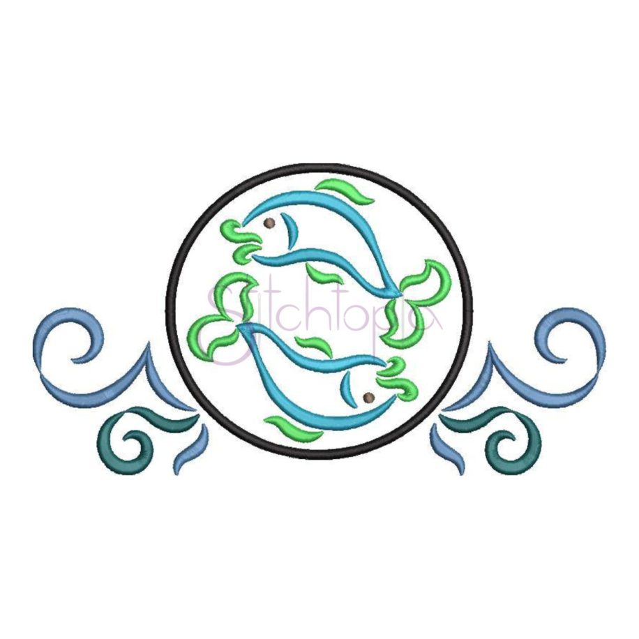 Zodiac Symbol Embroidery Design Set - Stitchtopia