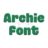 Archie Embroidery Font - .75" 1" 1.25" 1.5" 2" 2.5" - Stitchtopia