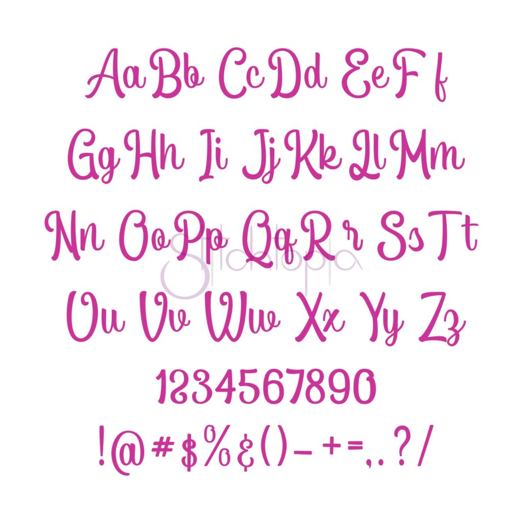 Script Embroidery Font Bundle #5 - 10 Fonts - Stitchtopia