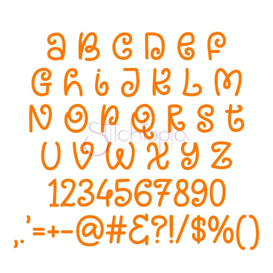 Kid Embroidery Font Bundle #3 - 10 Fonts - Stitchtopia