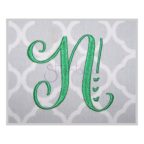Notting Hill Embroidery Monogram 1" 1.5" 2" 2.5" 3" 3.5" - Stitchtopia