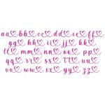 Love Bug Embroidery Font Bundle #1-3 - .75" 1" 1.25" 1.5" 2" - Stitchtopia