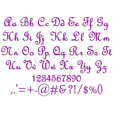 Script Embroidery Font Bundle #10 - 10 Fonts - Stitchtopia