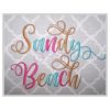 Sandy Beach Font Bundle #1-3 - .75" 1" 1.25" 1.5" 2" - Stitchtopia