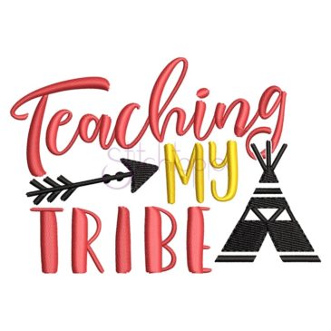 Teaching My Tribe Embroidery Design - Stitchtopia