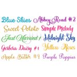 Script Embroidery Font Bundle #10 - 10 Fonts - Stitchtopia