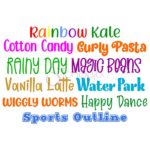 Kid Embroidery Font Bundle #5 - 10 Fonts - Stitchtopia