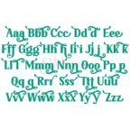 Script Embroidery Font Bundle #16 - 10 Fonts - Stitchtopia