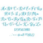 Script Embroidery Font Bundle #15 - 10 Fonts - Stitchtopia