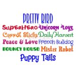 Kid Embroidery Font Bundle #6 - 10 Fonts - Stitchtopia