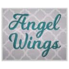 Angel Wings Embroidery Font .75" 1" 1.25" 1.5" 2" - Stitchtopia